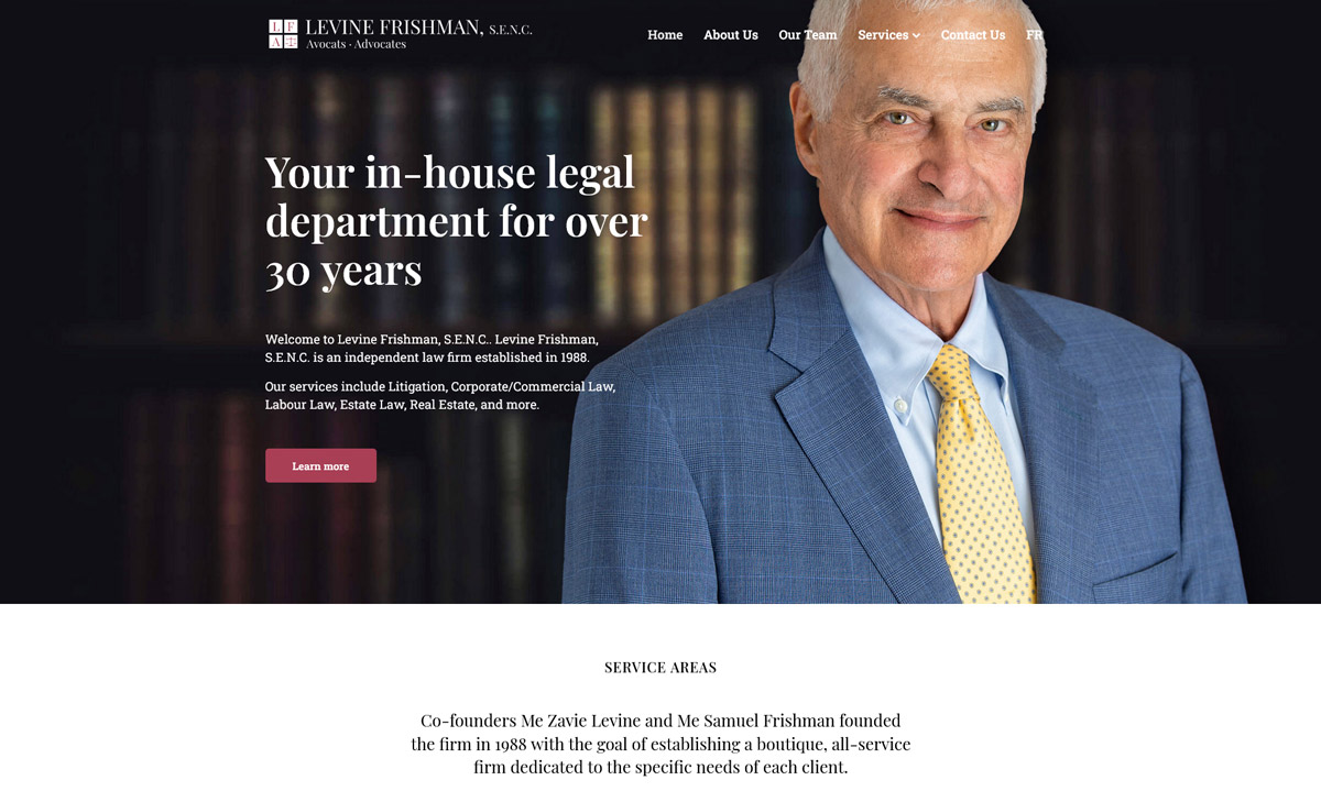 Welcome to Levine Frishman, S.E.N.C.